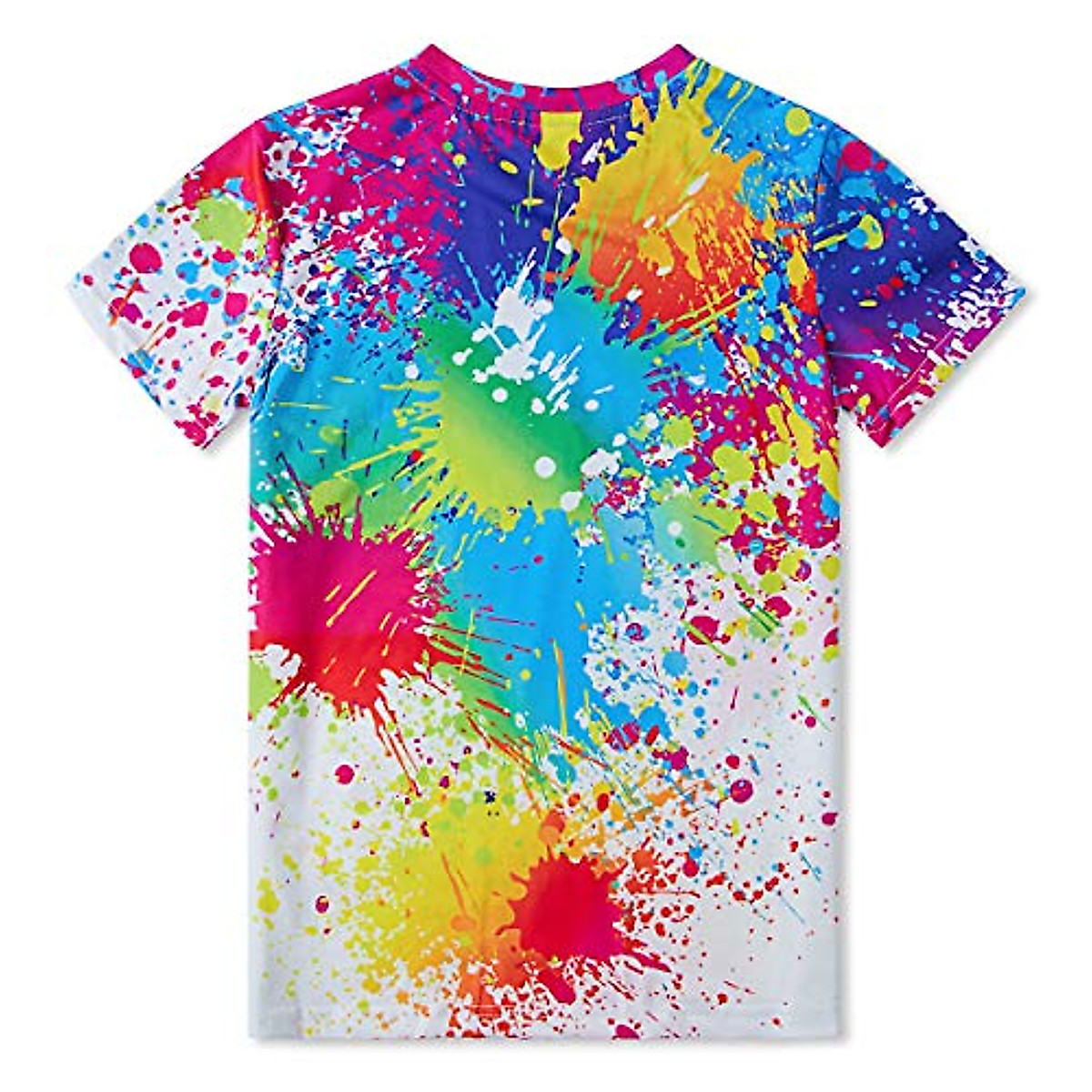 Loveternal Youth 3D T-Shirts for Kids Awesome Motley 00s Performance Graphic Tees Teen Girl Trippy Gay Pride O-Neck Boys T-Shirt White 10-12 Years