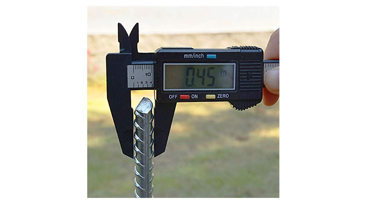 Heavy Duty Galvanized Steel Rebar Stakes for Tent & Fence Security