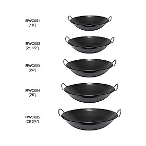 Thunder Group Curved Rim Wok, 26-Inch