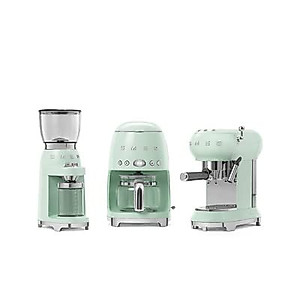 Smeg 50's Retro Drip Coffee Maker w/Extra Carafe, Pastel Green