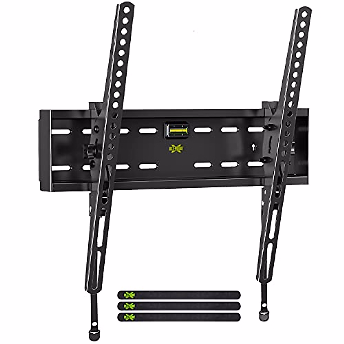 USX MOUNT TV Wall Bracket Tilting Universal TV Mount for Most 26-55 Inch Flat Screen TV with Weight Capacity Up to 99lbs, Low Profile +/-12 ° Tilt TV Bracket with Tilting Knob,Max VESA 400x400mm