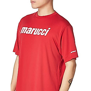 Marucci Adult Dugout Tee, Red, X-Large