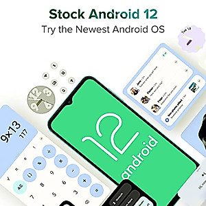 Unlocked Cell Phones, Ulefone Note 14 Android 12 Unlocked Smartphones, 4500mAh Massive Battery, 8GB + 64GB, 6.52" Waterdrop Display, Ultra-Slim Lightweight, Dual AI Camera, GPS OTG, US Version - Black