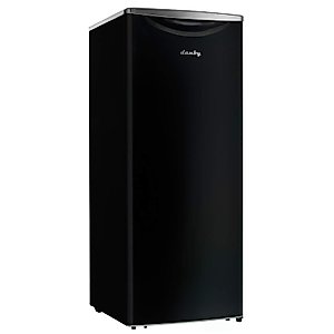 Danby DAR110A3MDB 11 Cu. Ft. Apartment Basement Sized Contemporary Classic Refrigerator with 3 Adjustable Glass Shelves and Bottle Storage, Black