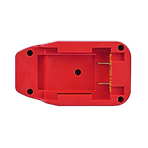 X-Adapter Fits Bauer 20v MAX Cordless Tools Compatible with Black & Decker 20v MAX (NOT Old 18v) Lithium Batteries- Adapter Only, RED (BD-BE20)