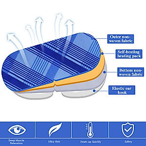 ALAREWO 22 Packs Steam Eye Mask Self Heating Moist Eye Compress Disposable SPA Warm Eye Mask for Dry Eyes, Eye Fatigue, Stress Relief, Soothing Headache Travel Trouble Sleeping (Unscented)