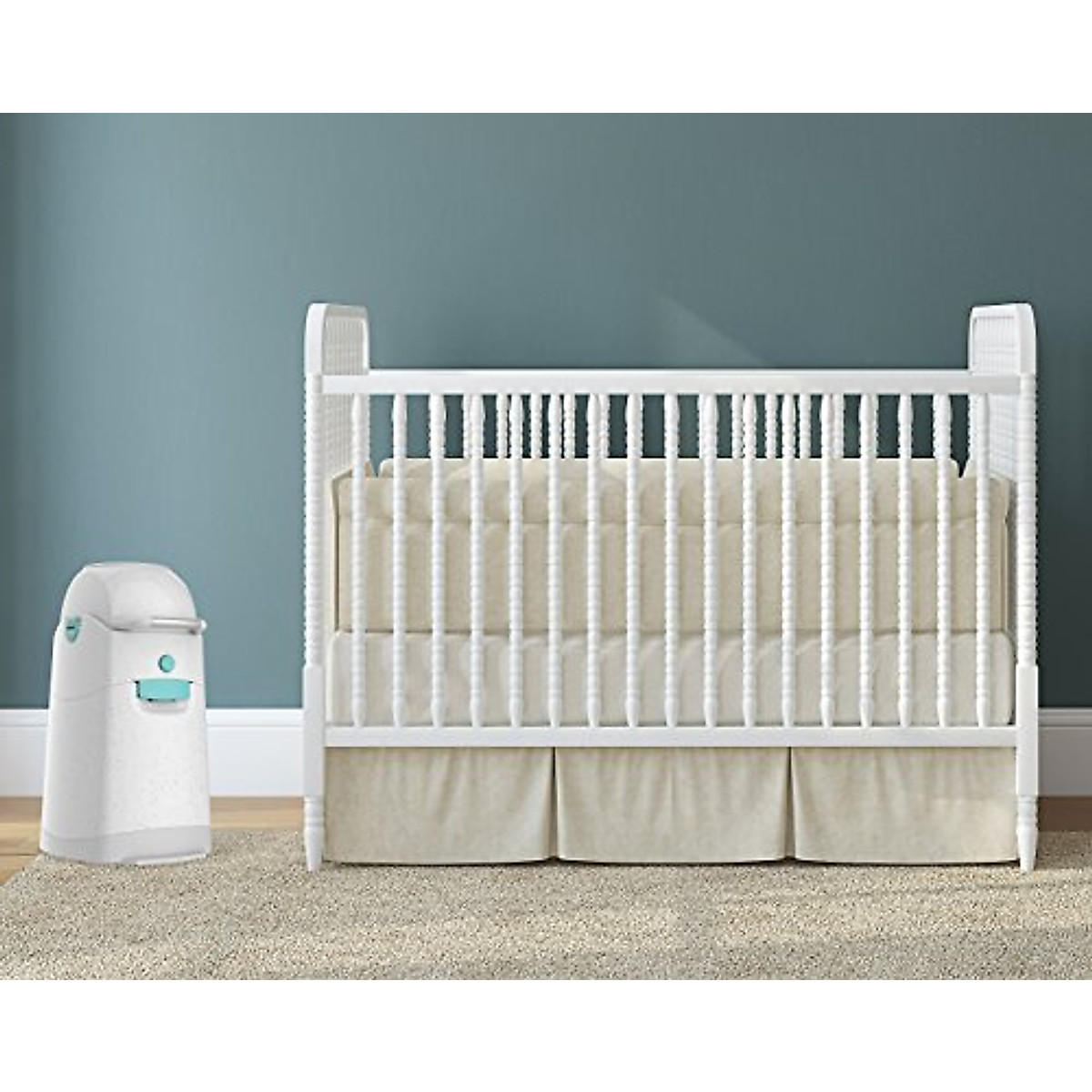 Creative Baby Tidy Diaper Pail, Marble, Marble/Blue/Gray, One Size