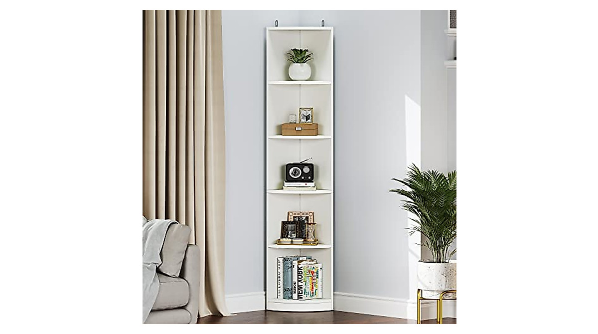 YITAHOME 5-Tier Corner Shelf - Modern Storage Solution