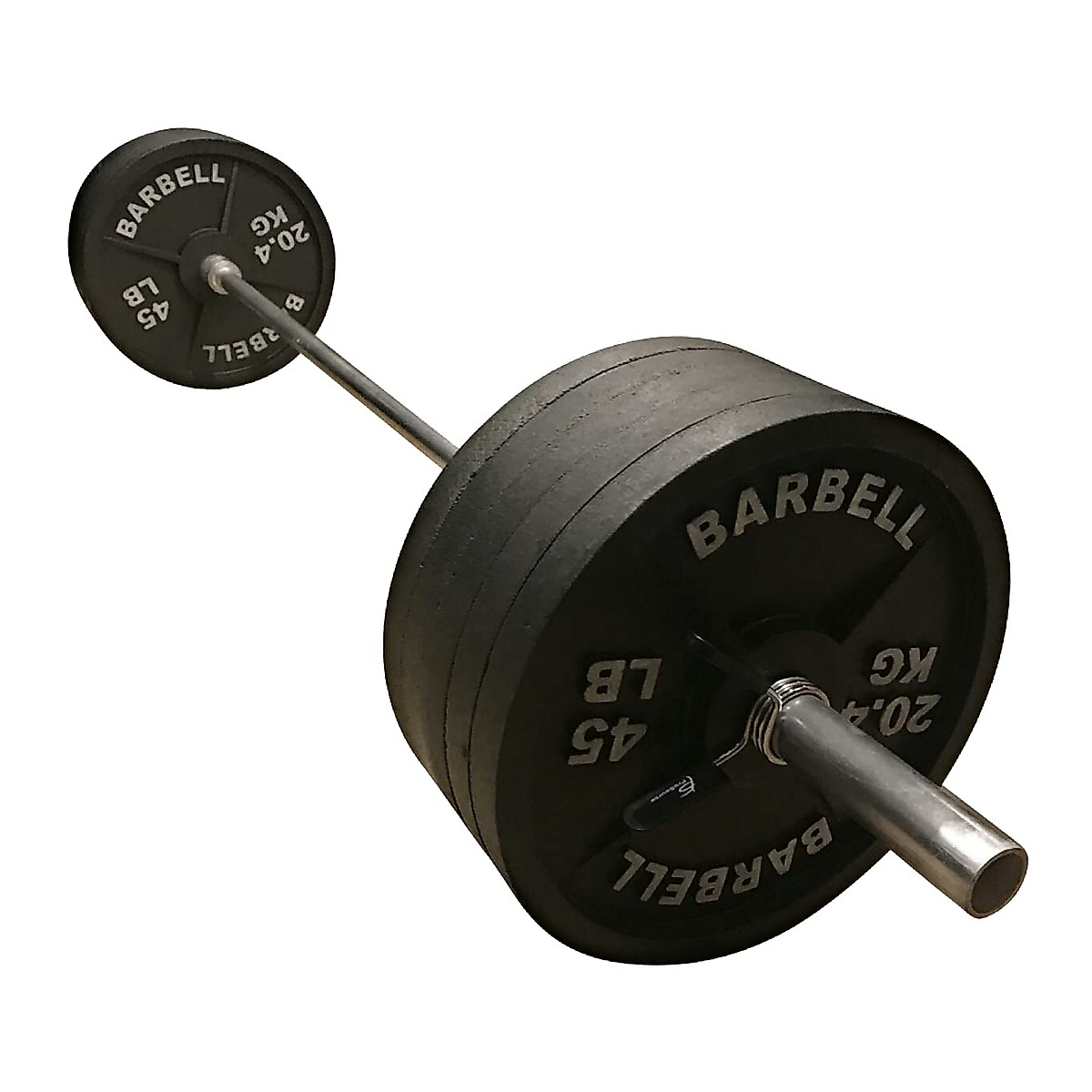 Fake Weights - Fake Not 45lb Weight Plates Styrofoam Olympic Style 45 lb 3 Barbell Pairs (6 plates) - Props for photobooth, props for movies, props for photoshoot, props for 360 photo booth