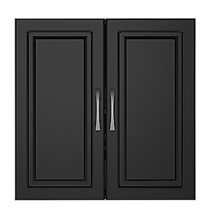 SystemBuild Kendall 24" Wall Cabinet - Black
