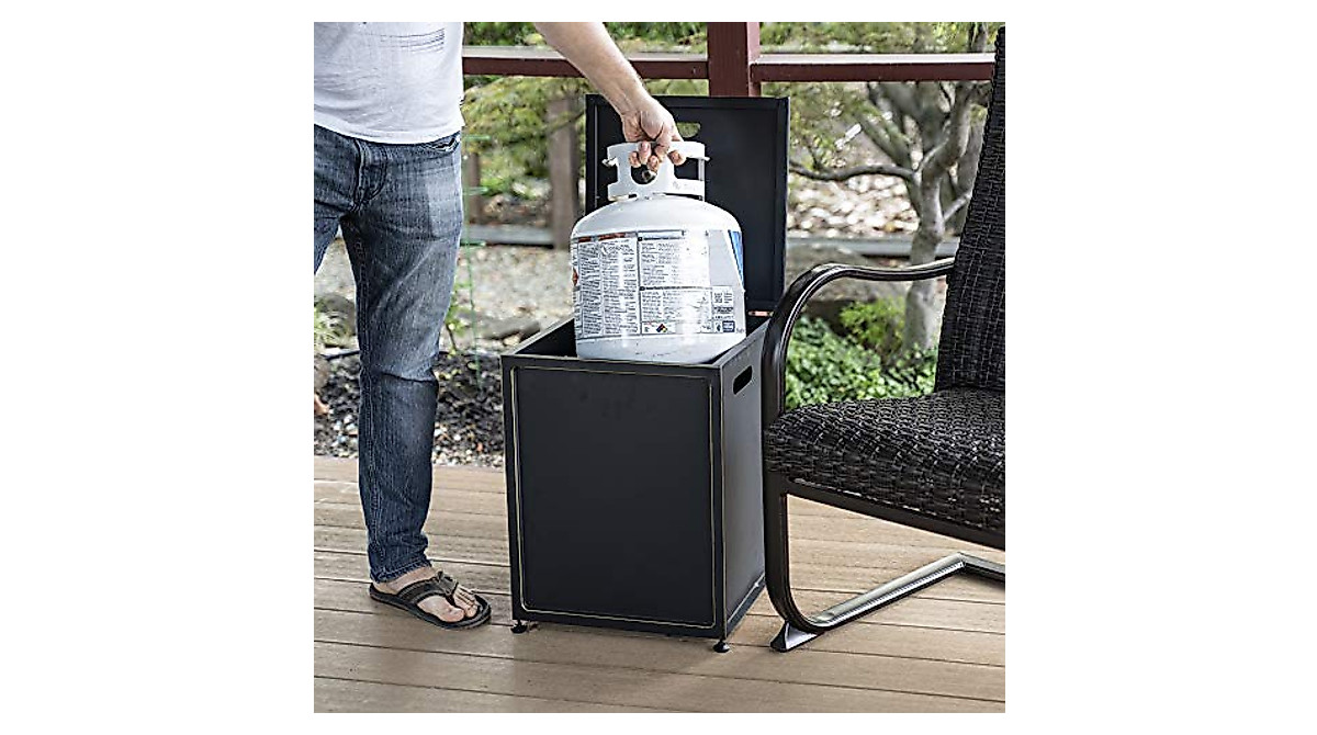 Bond Propane Tank Hideaway for Fire Pits & Side Table
