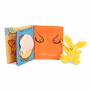 B. toys- B. baby- Touch & Feel- 2 Soft Fabric Books- Developmental Soft Interactive Books with Sounds & Bright Illustrations- 2 pcs- 6 Months +