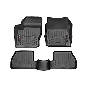 WeatherTech Custom Fit FloorLiners for Ford Focus ST, Focus - 1st & 2nd Row (446461-440752), Black