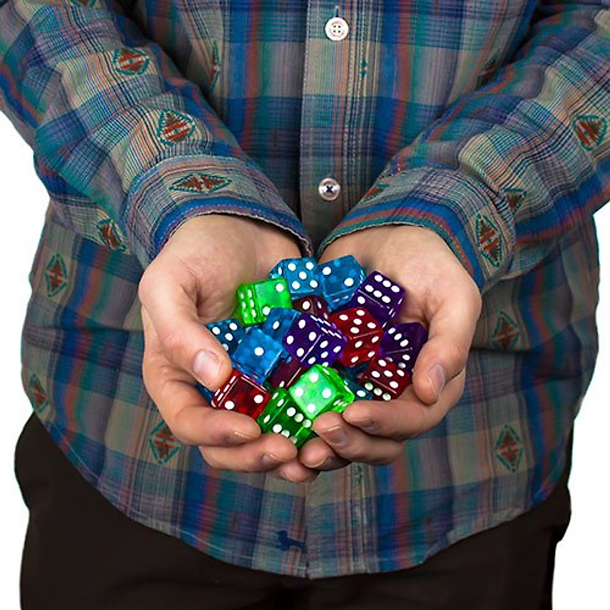 Brybelly 100 Count 19mm Dice (Green)