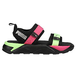 Puma Womens Rs-Gid Logo Strappy Athletic Sandals Casual - Black - Size 7 M