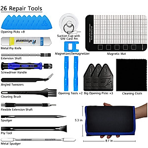 150 in 1 Precision Screwdriver Set, Computer, Laptop, Electronics Repair Tool Kit for PC MacBook Cell Phone iPhone Nintendo Switch PS4 Xbox Controller(Blue)
