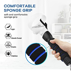 AMVR Gorilla Tag Long Arms Beat Saber Handles for Oculus Quest 2/Quest/Rift S, VR Controller Extension Grip Accessories 2 in 1 Sticks Attachment to Enhance VR Experience, Reinforcement with Tie Wraps