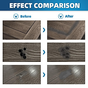 Deuvuo Black Wood Filler Putty, High-Performance Black Wood Filler Paste kit - Quickly Fix Wood Cracks and Blemishes with Wood Hole Filler - Paintable, Stainable, Sandable & Quick Drying - 9.87 Ounce