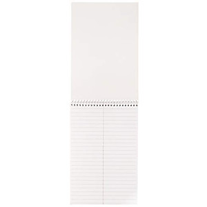 School Smart Gregg Ruled Steno Notebook, 6 X 9 in, 80 Sheets, White