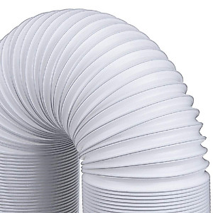 Bysameyee Portable Air Conditioner Hose Extention Coupler, Universal 5.9 Inches (150MM) AC A/C Exhaust Vent Hose Connector Coupling Fits Clockwise and Counter-Clockwise 5.9” Thread Hose