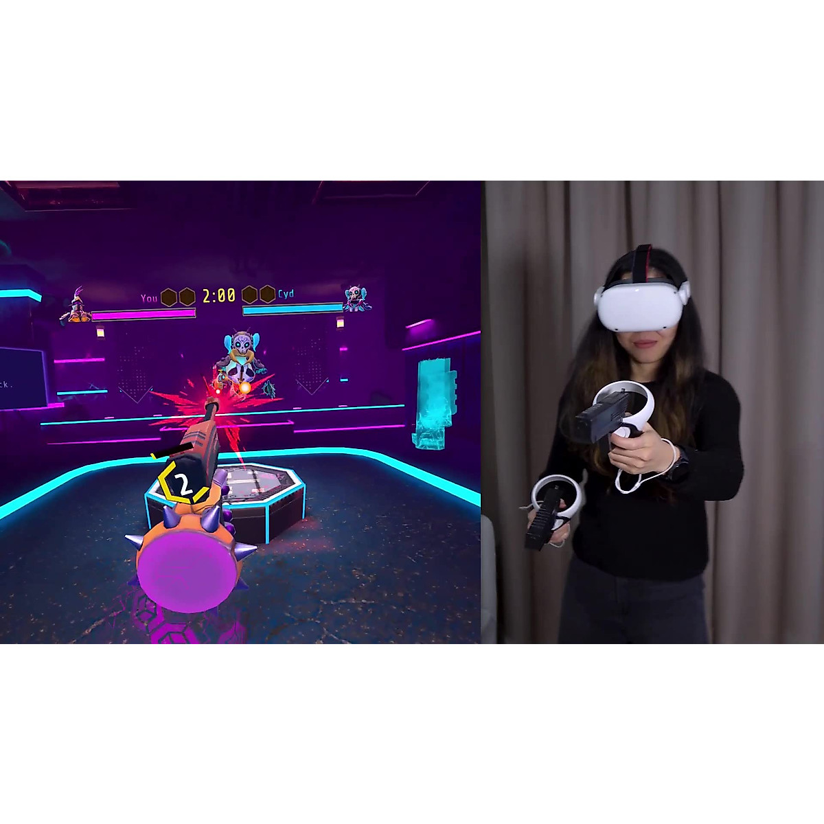 JULHOVR VR Game Stock Cover Grip Attachment Accessories Compatible with Quest 2 Touch Controllers,Enhance Arizona Sunshine Robo Recall Pavlov Onward VR FPS Gaming Experience(2 Pack-White)