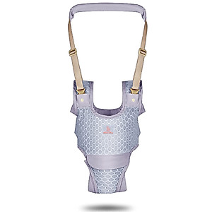 Baby Walking Harness, Baby Sit to Stand Learning Helper Mesh Breathable Adjustable with Detachable Crotch Safety Hand-held Assistant Lifting & Pulling for Toddlers Infant Kids (Grey)
