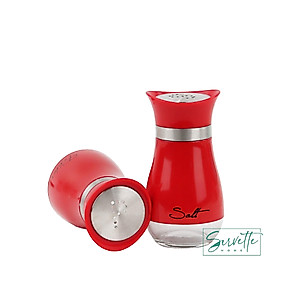 Basic Salt & Pepper Shakers - Red