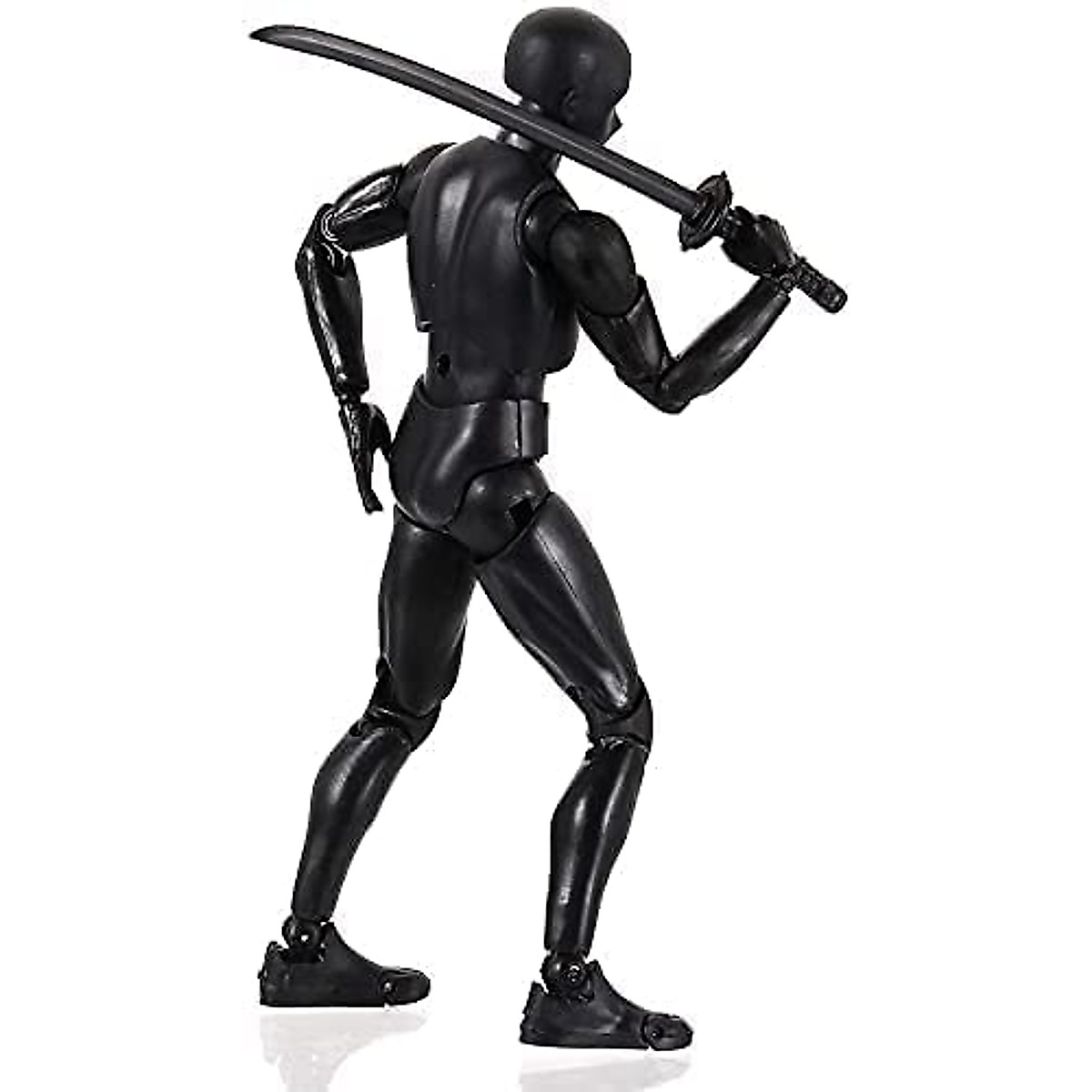 SYKIA Action Figures Body Kun DX & Body-Chan DX PVC Figure Model Drawing SHF Children Kids Collector Toy Gift with Box, Drawing Mannequin Figure Models for Artists (Black Male+Female)