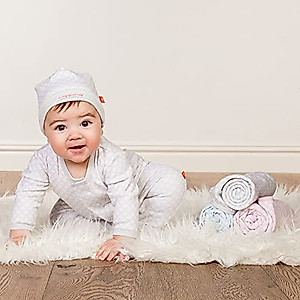 Magnificent Baby Baby Boys' Footies, Gray Diamond, 0-3M (8-12 lb)