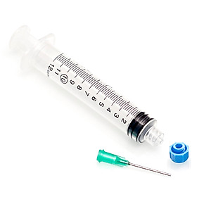 Dispense All - The 5 Pack - 10ml Industrial Syringes with Blunt Tipped Dispensing Needles and Storage Caps | Ink Juice Oil Wood Glue Adhesive, Refill Cartridges Pens | Arts Crafts Science Laboratory