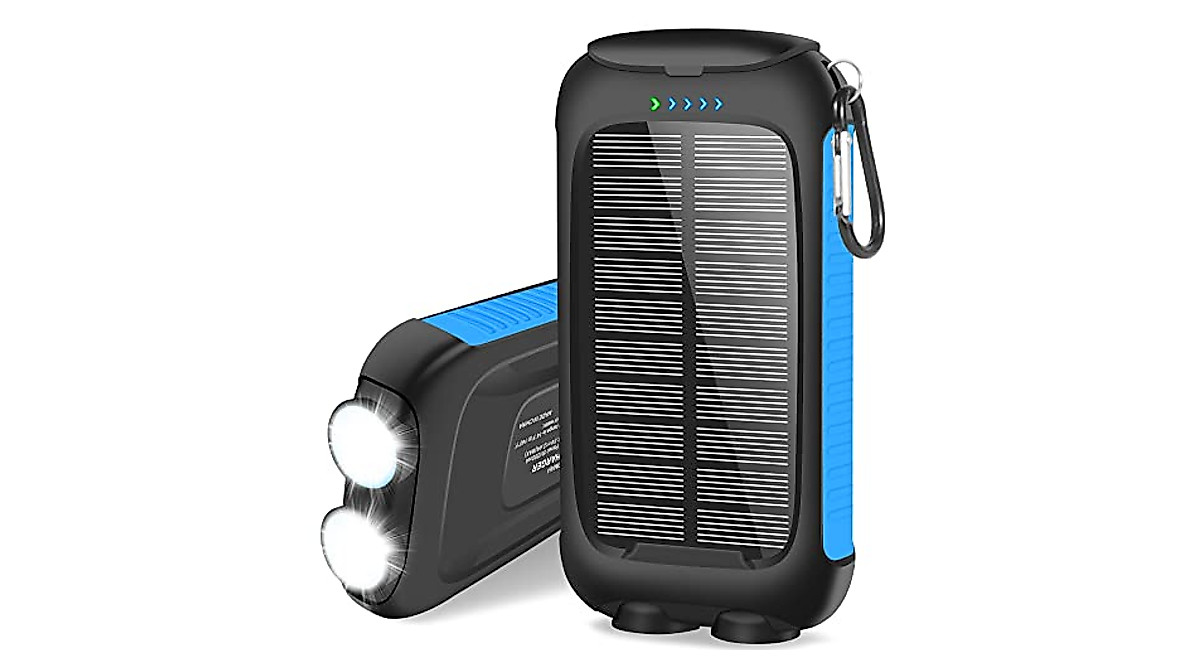 2024 Solar Power Bank 38800mAh Waterproof Portable Charger with Fast ...