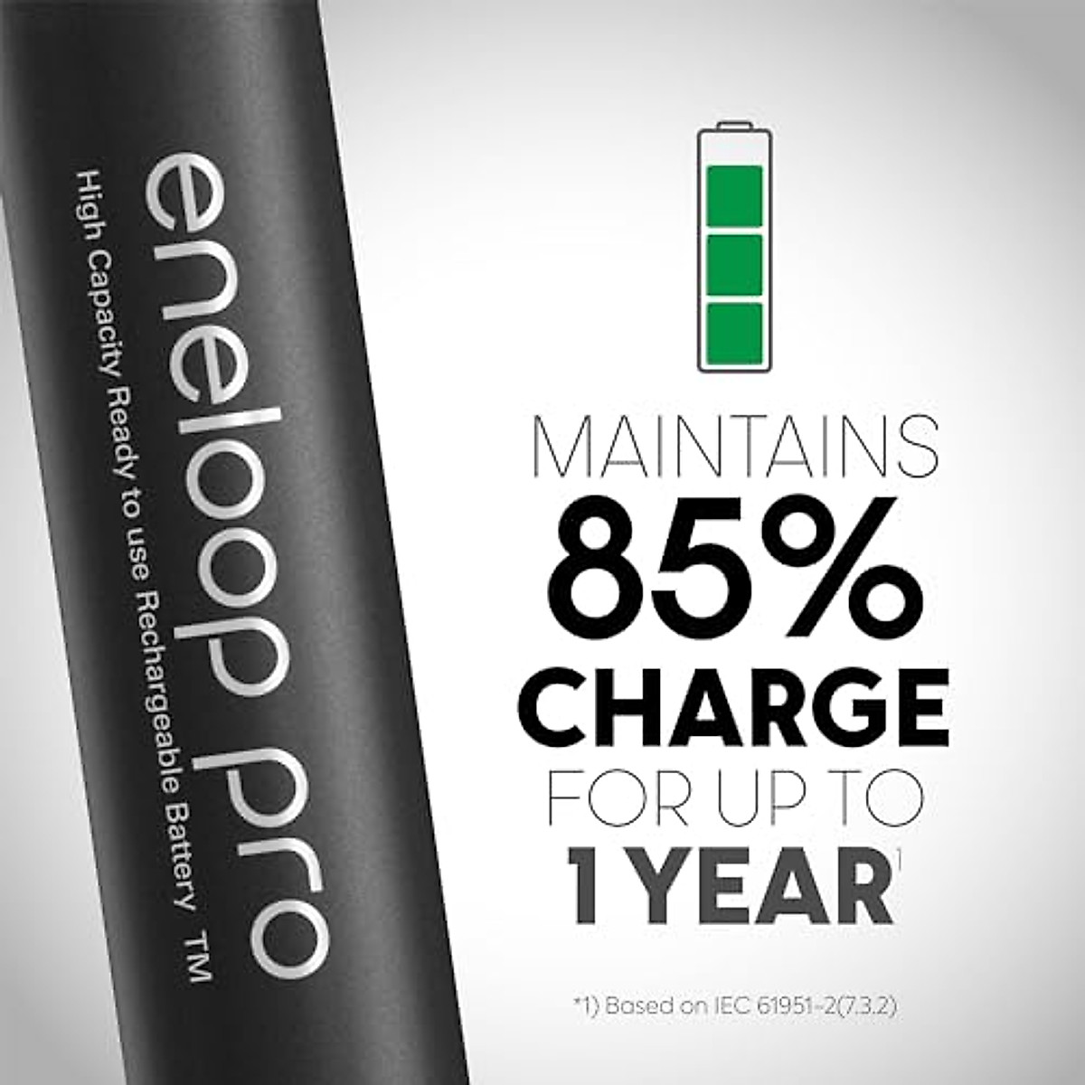 Eneloop Panasonic BK-4HCCA12FA pro AAA High Capacity Ni-MH Pre-Charged Rechargeable Batteries, 12-Battery Pack