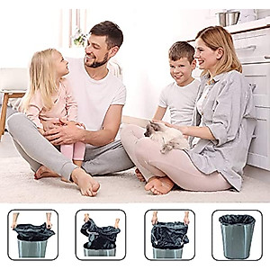 13 Gallon Kitchen Trash Can Automatic Stainless Steel Garbage Can Touch Free Trash Can with Lid Motion Sensor Waste Bin for Kitchen Home Office Living Room Bedroom