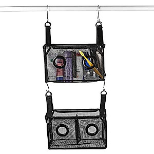 CozyCabin Mesh Shower Caddy Portable Toiletry Tote Bag, Quick Dry, Bath & Toiletry Organizer Bag for College Dorm Bathroom Gym