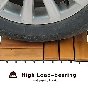 12 Slats Style, Pack of 9 Pieces, Premium Wood(Not Softwood Fir/Pine) Interlocking Deck Tiles, Patio Pavers Floor, Flooring, Decor, D.I.Y, Decking, Wholesales, 8.72 Square Feet, Brown(Sale Off 3 Days)