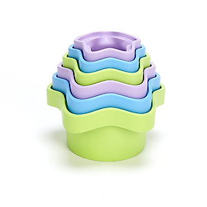 Green Toys Stacking Cups, Purple/Blue/Green