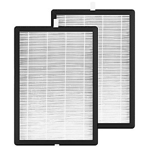 2-Pack True HEPA GL-FS32 Filter Compatible with MOOKA/KOIOS GL-FS32 & Azeus GL-FS32 Air Purifier, 3-in-1 True HEPA for Mooka GL-FS32 true hepa Replacement Filter