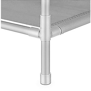 Whitmor Spacemaker Shoe Tower, 5-Tier, Gray