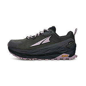 ALTRA Women's AL0A7R76 Olympus 5 Low GTX Trail Running Shoe, Gray/Black - 7.5 M US