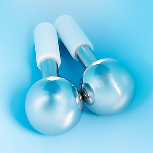 Floraison Unbreakable Stainless Steel Magic Cooling Beauty Facial Sticks for Face, Neck & Body Cryo Sticks & Cold Roller for face Puffiness & Wrinkles, Wine-Chilling Wands