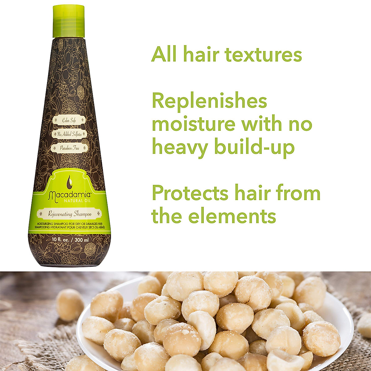 Macadamia Natural Oil Rejuvenating Shampoo, 33.8 Ounce