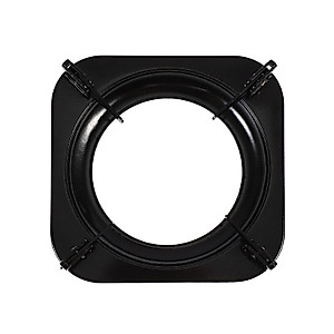 SOLUSTRE Square Cast Iron Wok Ring Wok Pan Support Gas Cooker Pot Holder Hob Cooker Pan Holder Stand Non-Slip Cast Iron Wok Support Ring Stove Accessories for Kitchen Wok Gas Hob