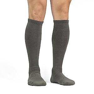 Fox River Standard Over The Calf Military Lightweight | Breathable | Army Colors | Ultimate Comfort | All Condition Socks, Foliage Green, Large
