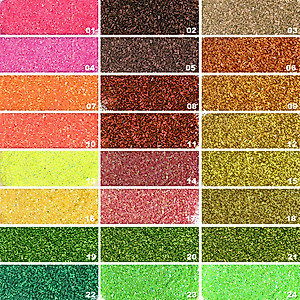 Teenitor 48 Colors Glitter Set, Fine Glitter for Resin, Arts and Craft Supplies Glitter, Festival Glitter Makeup Glitter, Cosmetic Glitter for Body Nail Face Hair Eyeshadow Lip Gloss Making