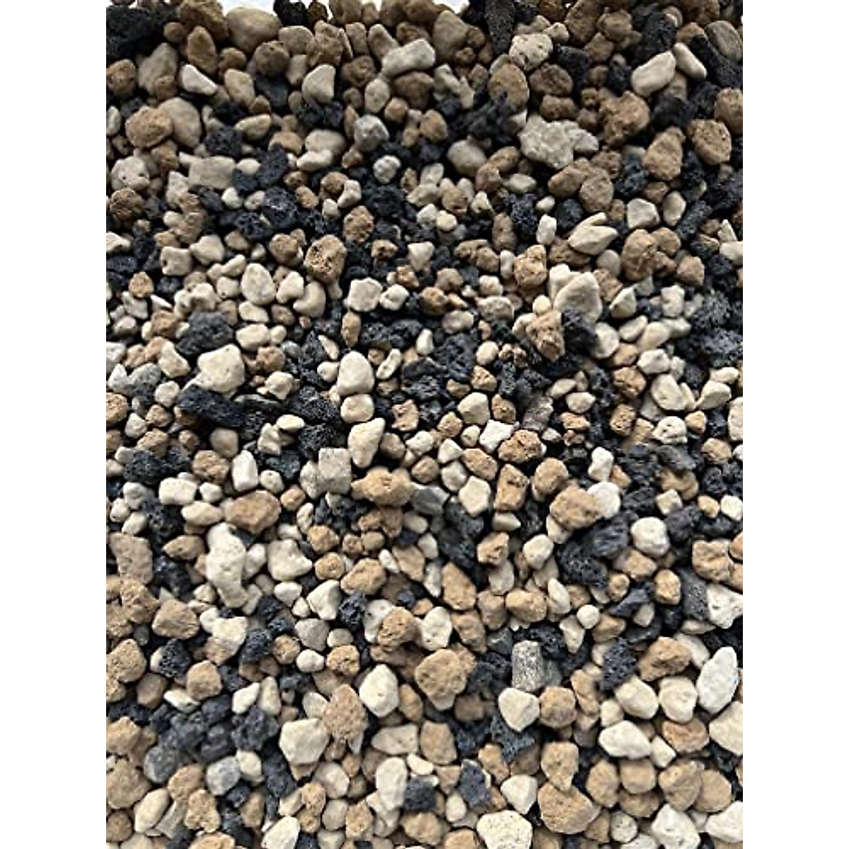 3 Gal. Pre Mixed Black Lava, Japanese Akadama, Hyuga for Cactus & Succulent, Bonsai Tree Soil Mix - Large Grain Inorganic Additive