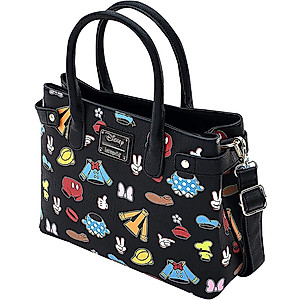 Loungefly x Disney Classic Character Clothing Crossbody Purse (One Size, Multi)