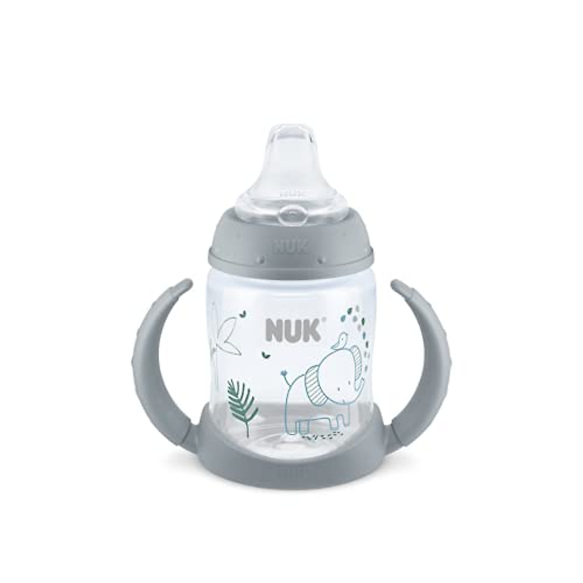 NUK Learner Cup, 5oz, 2-Pack, Elephant/Zebra