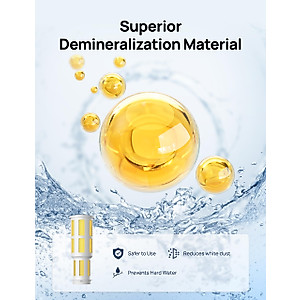 Dreo Demineralization Cartridge 3-Pack for Humidifiers, Compatible with Dreo Humidifiers HM311/311S/524/524S, Prevent Mineral Build-up, Filter Hard Water, Eliminate White Dust