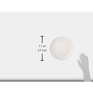 Nordic Ware Polypropylene Plates Microwave Serveware, 10", White