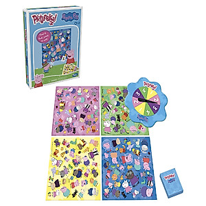 Hasbro Gaming Pictureka! Junior Peppa Pig Picture Game, Fun Board Game for Preschoolers, for 4 Year Olds and Up, No Reading Required